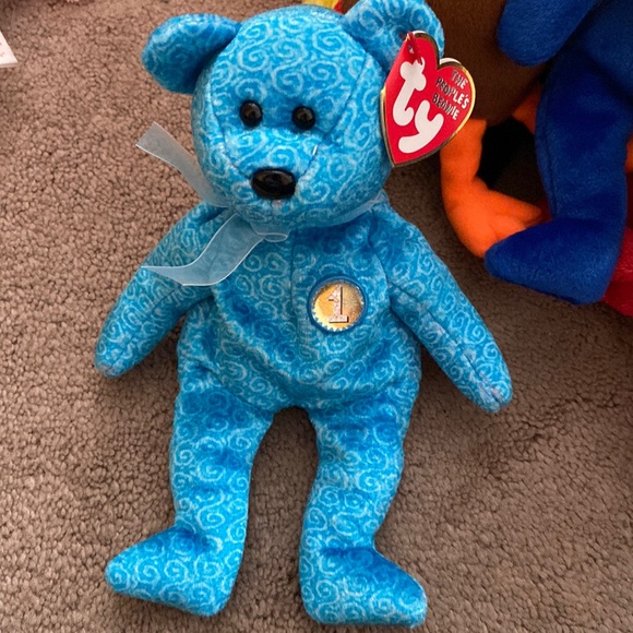 Ty | Toys | 545 Ty Beanie Babies Baby Classy Teddy Bear Rare Vintage ...